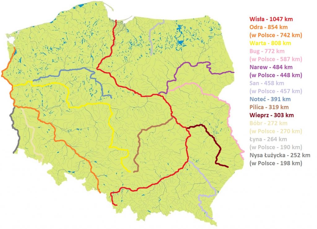 Zasoby wodne i rzeki Polski | Geografia24.pl