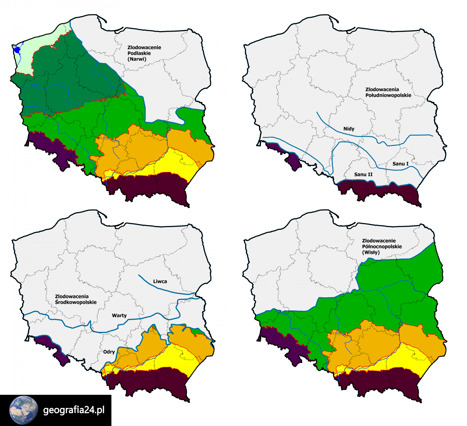 Ukształtowanie powierzchni Polski | Geografia24.pl
